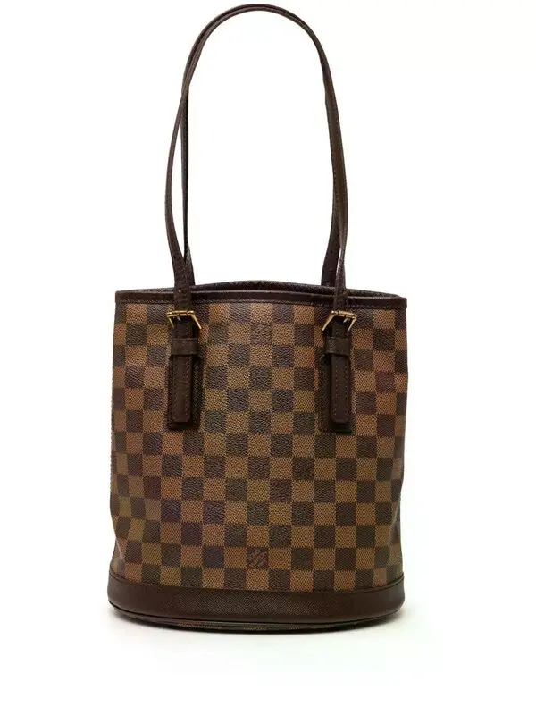 LOUIS VUITTON Damier Ebene Marais Bucket Bag