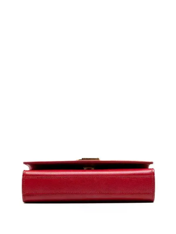 Saint Laurent Small Monogram Kate Crossbody Bag - Red
