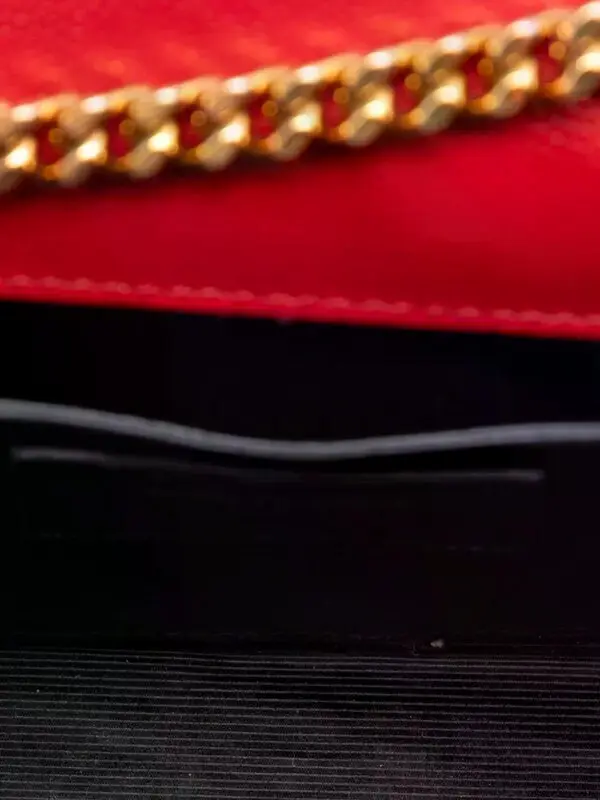 Saint Laurent Small Monogram Kate Crossbody Bag - Red