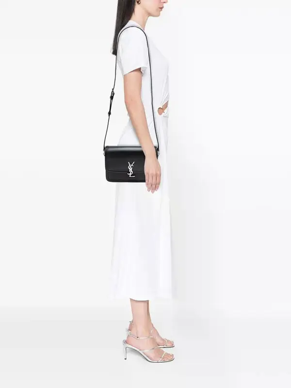 Saint Laurent Solferino Satchel Bag - Black