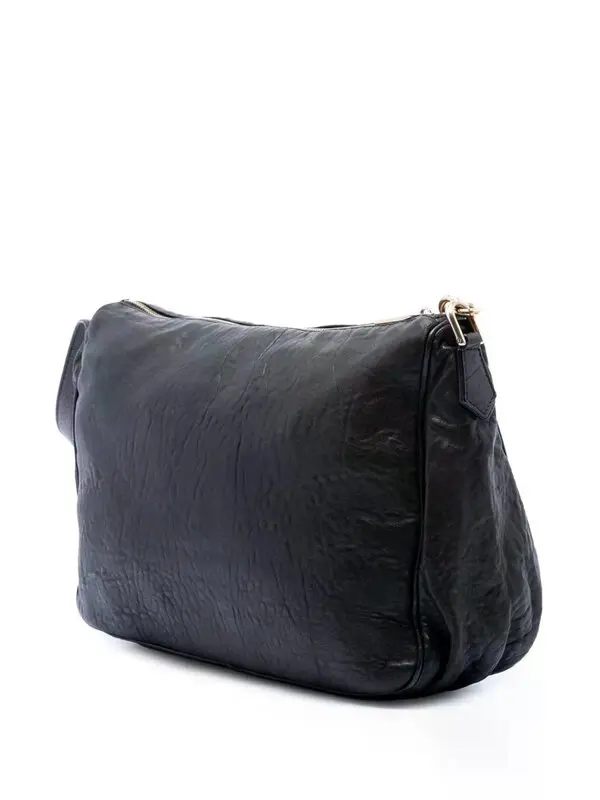 Fendi Large Leather Mia Crossbody Bag