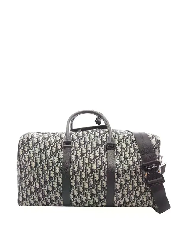 Dior Oblique Canvas Lingot 50 Travel Bag - Blue