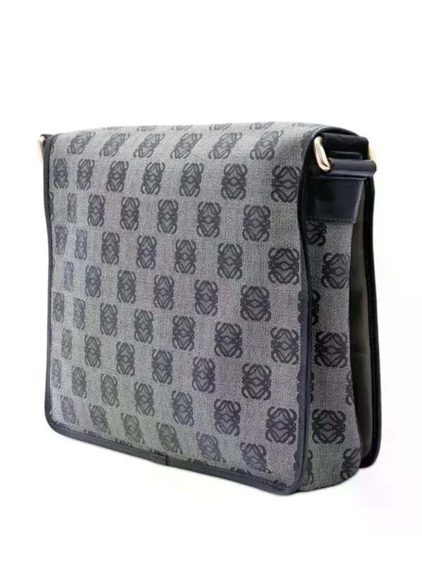 Loewe Anagram Coated Canvas Messenger Bag