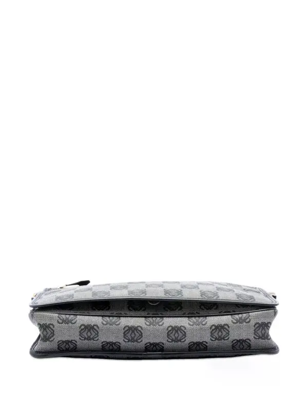 Loewe Anagram Coated Canvas Messenger Bag