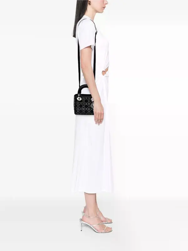 Dior Mini Lady Satchel - Black