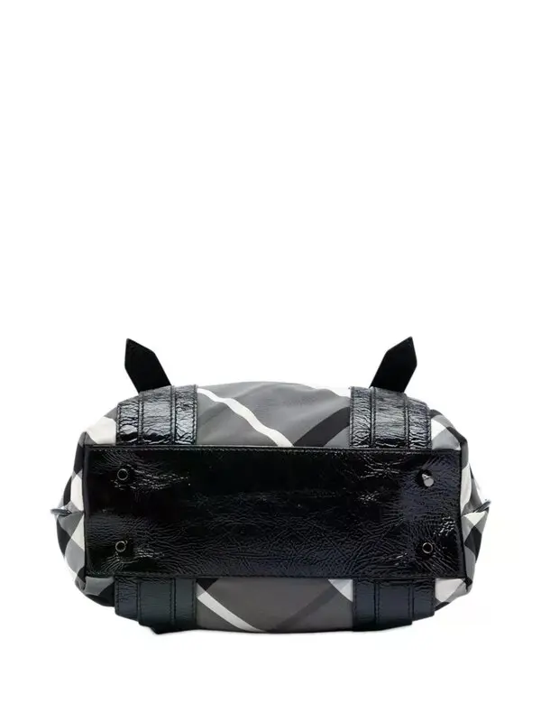 Burberry Beat Check Nylon Victoria Tote Bag
