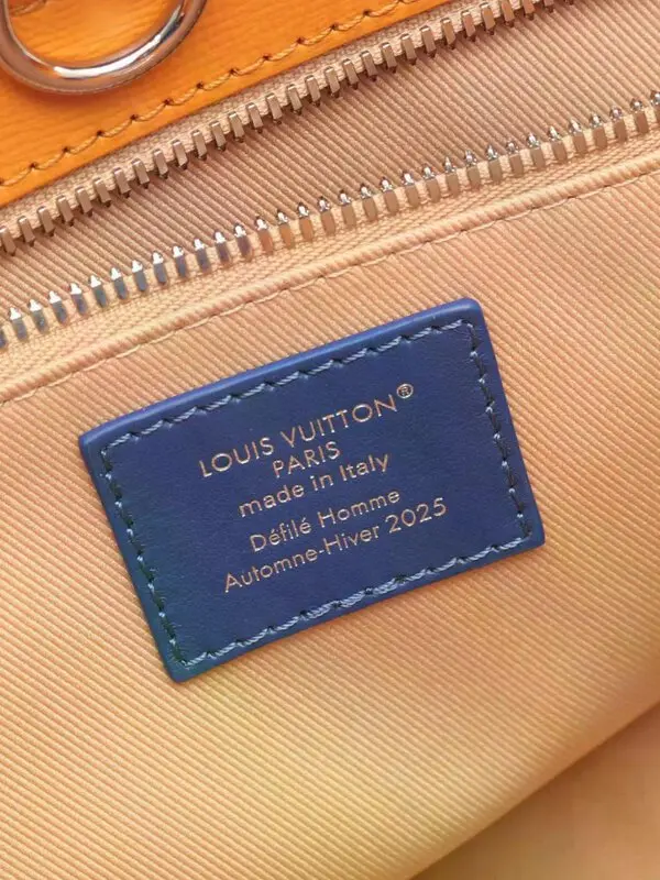 LOUIS VUITTON Calfskin Shopper Tote Satchel - Orange