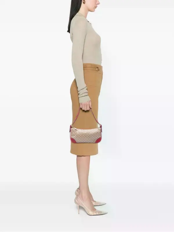 Celine Macadam Coated Canvas Shoulder Bag