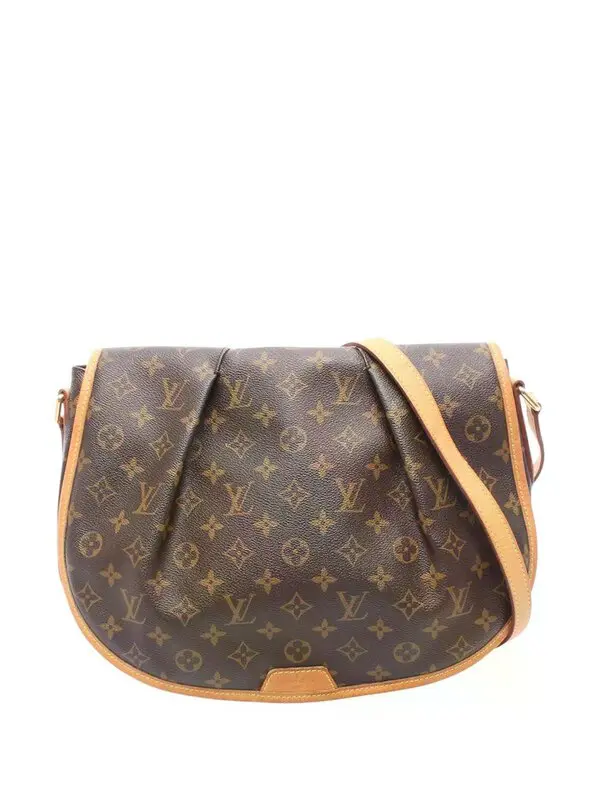 LOUIS VUITTON Monogram Menilmontant Mm Crossbody Bag - Brown