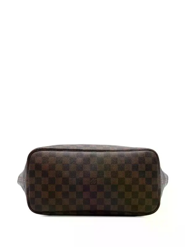 LOUIS VUITTON Damier Ebene Neverfull Mm Tote Bag