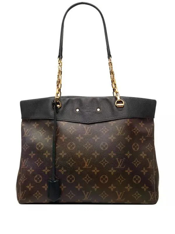 LOUIS VUITTON Monogram Pallas Shopper Tote Bag