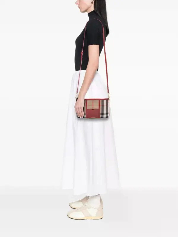 Burberry House Check Canvas Crossbody Bag
