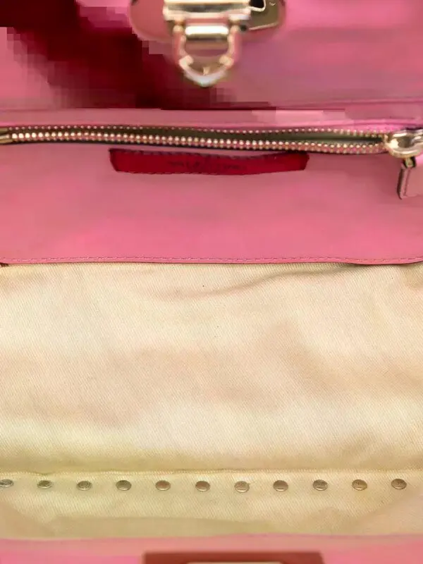 Valentino Garavani Small Rockstud Trapeze Satchel