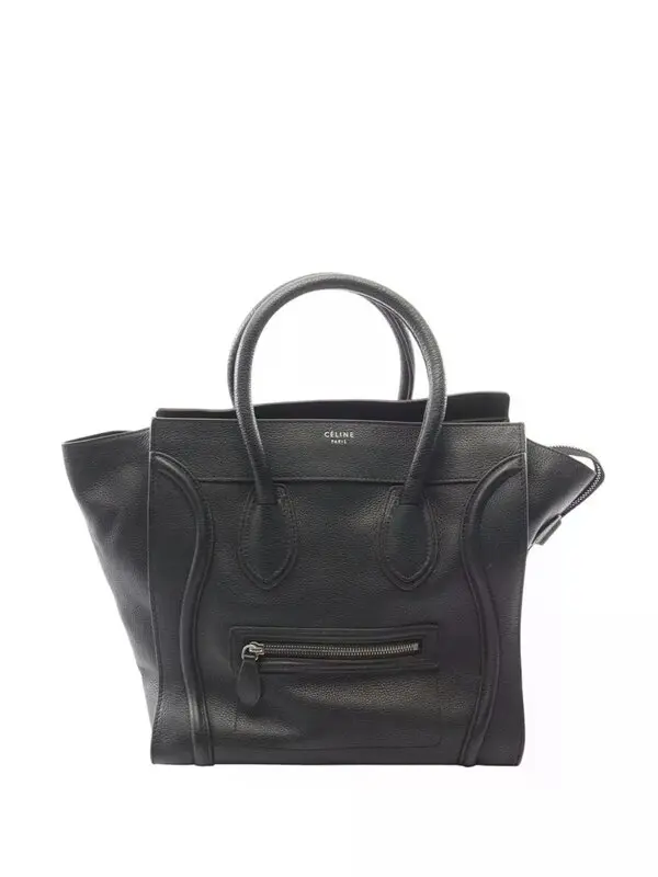Celine Mini Luggage Tote Bag - Black