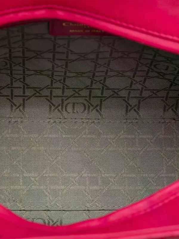 Dior Lambskin Cannage Lady Satchel - Pink