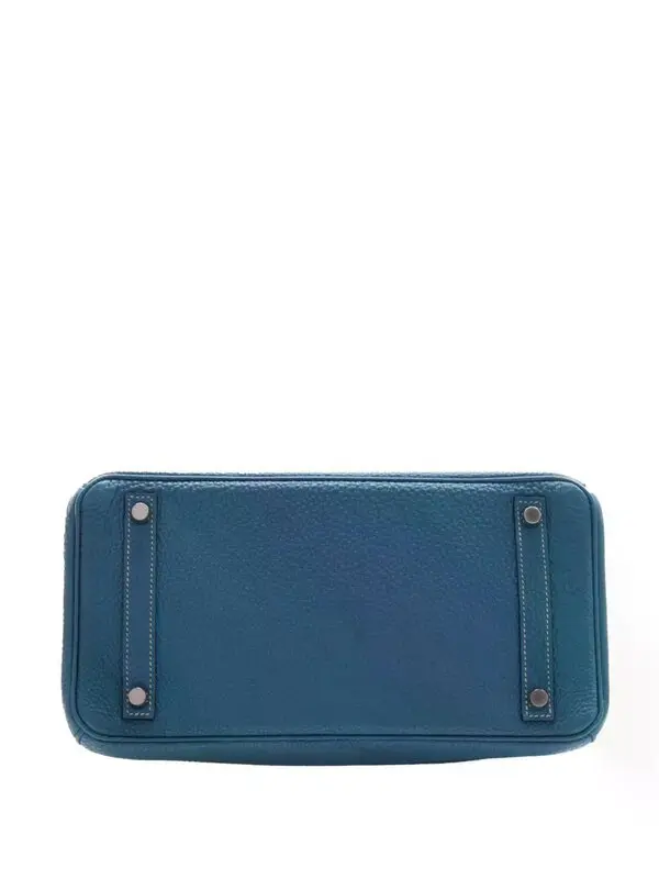 Hermès Birkin 30 Togo Leather Handbag - Blue