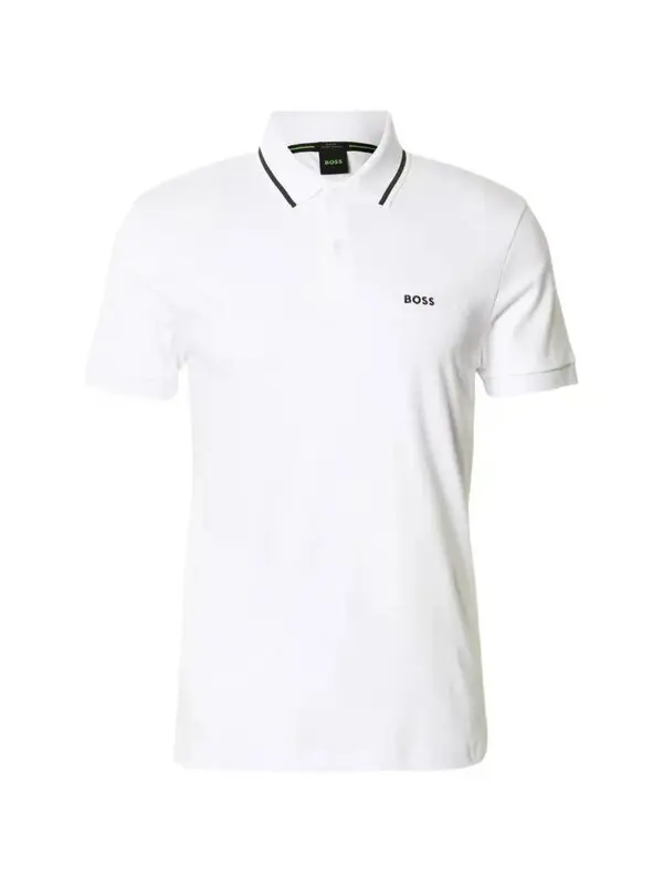BOSS Paddy Striped-collar Polo Shirt