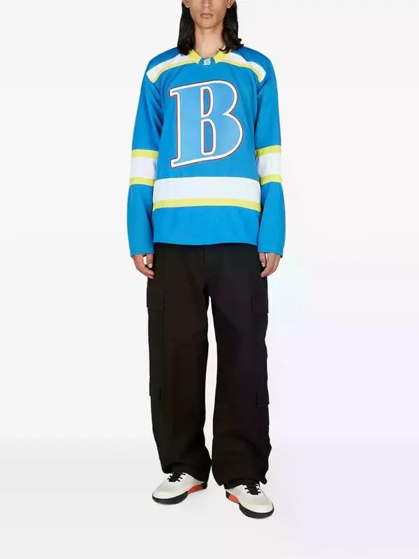 BETTER GIFT SHOP Hockey Logo-patch Colourblock T-shirt