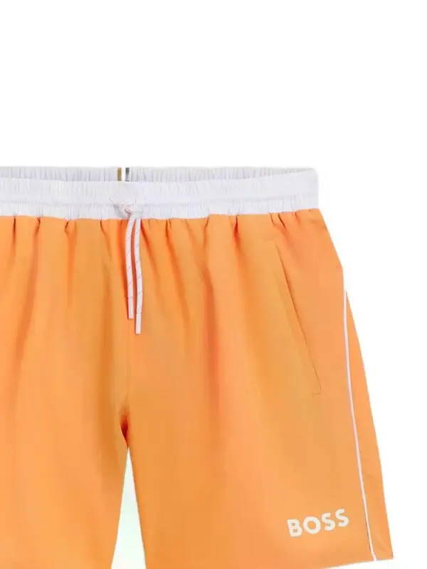 BOSS Swim Shorts With Side Stripes