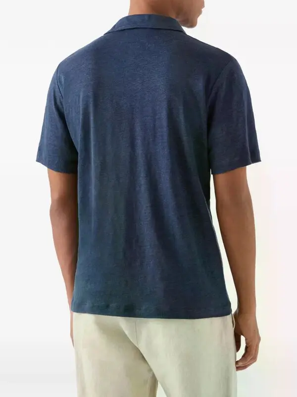 MC2 SAINT BARTH Fraser Polo In Pure Linen