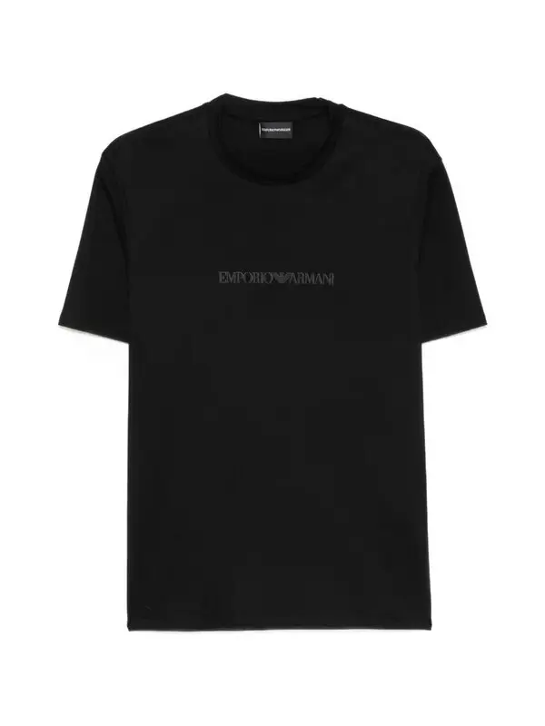 Emporio Armani Logo-print T-shirt - Black
