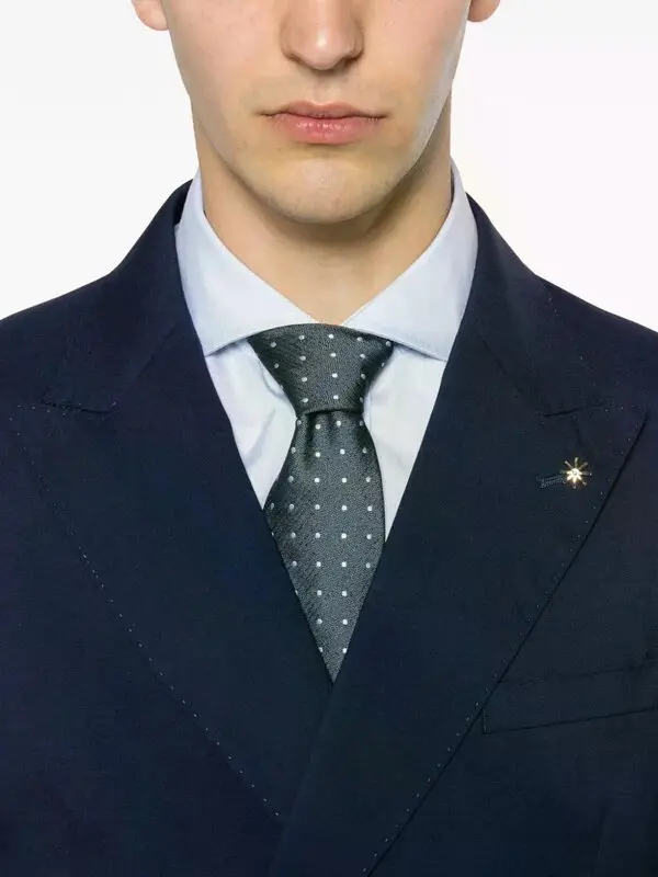 MANUEL RITZ Double-breasted Peak-lapel Suit