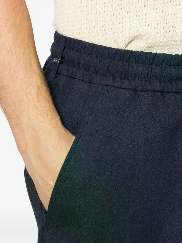 BE ABLE Pleated Elasticated-waist Shorts