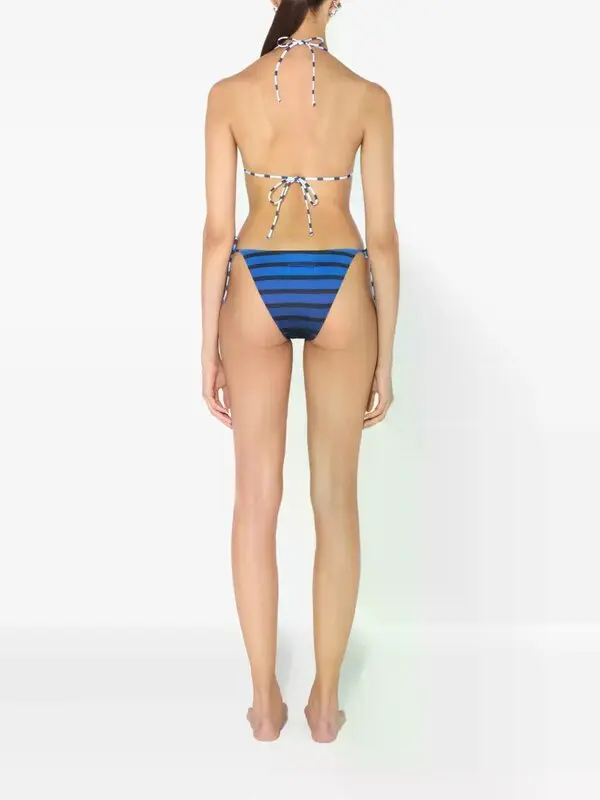 JEAN PAUL GAULTIER Marinière Print Bikini Bottom