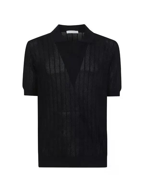 CRUCIANI Open-knit T-shirt