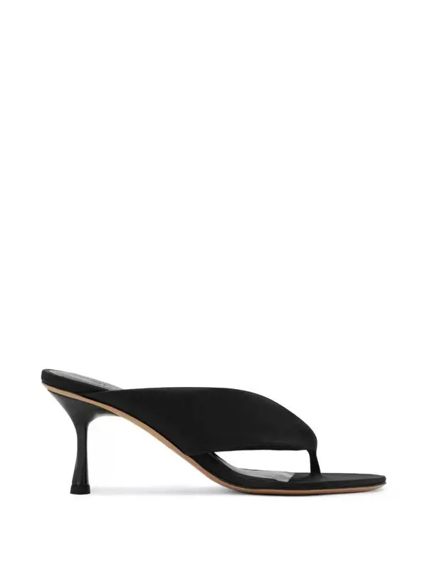 Studio Amelia Paloma Heeled Mules - Black