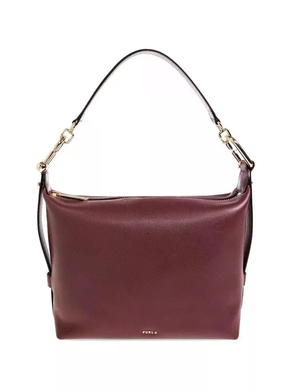 Furla Leather Tote Bag - Red