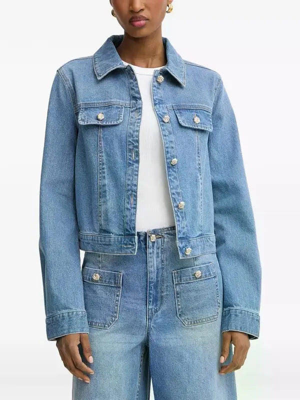 MORGAN Button-up Denim Jacket