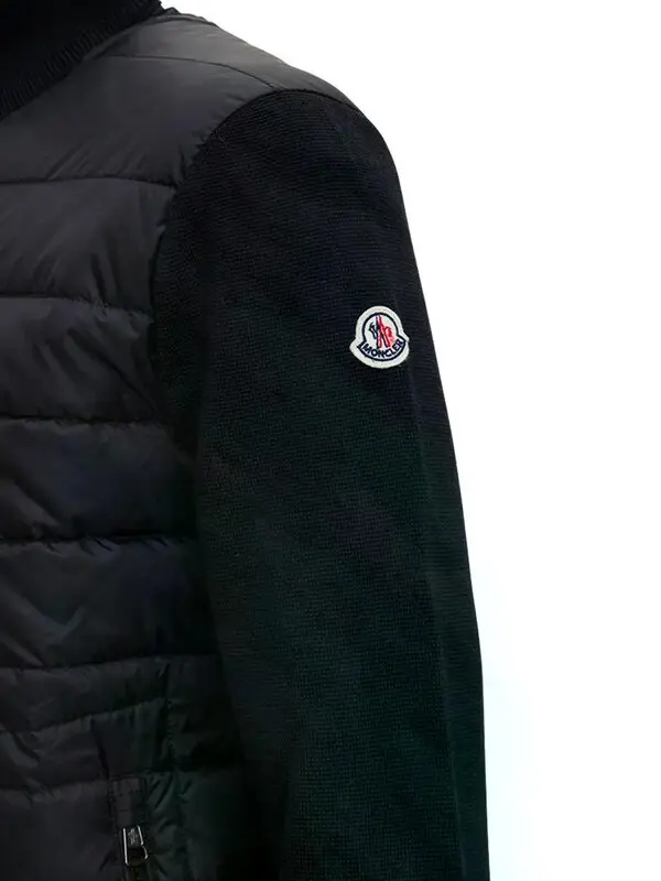 Moncler Quilted Panel Zip-up Jacket
