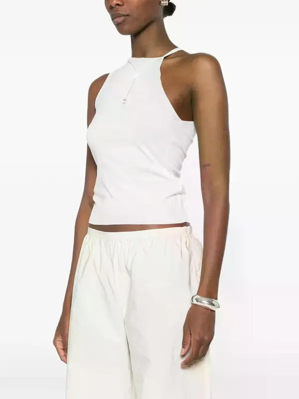 Paloma Wool Lani Asymmetric Neck Knitted Top