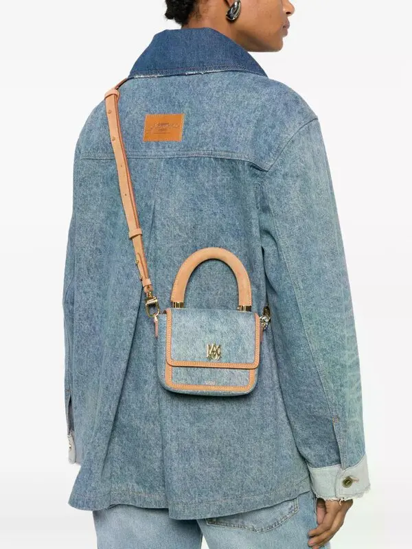 Amiri Ma Logo Denim Tote Bag