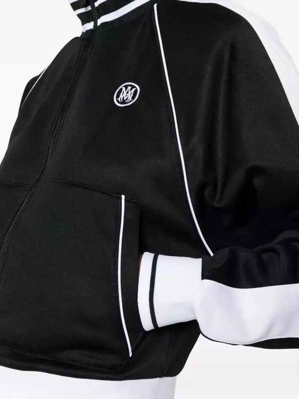 Amiri Logo-embroidered Zip-up Sweatshirt