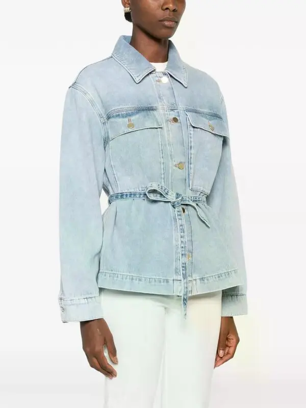 Gant Belted Button-up Denim Jacket