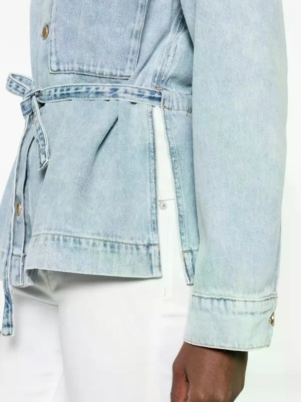 Gant Belted Button-up Denim Jacket