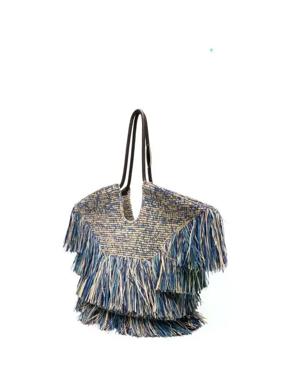 Zimmermann Medium Goldentime Fringed Tote Bag