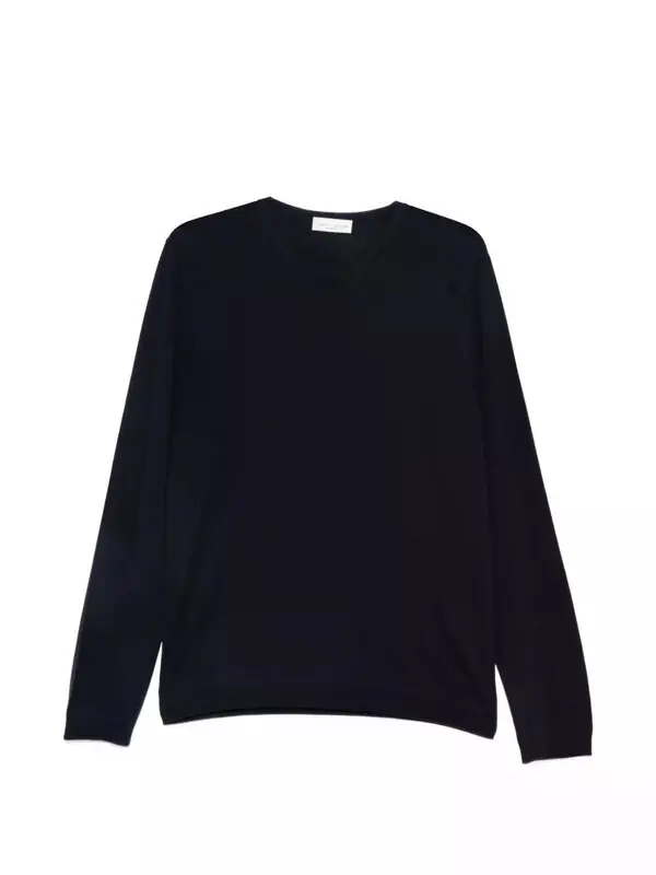 ROBERTO COLLINA Fine-knit Crew-neck Sweater