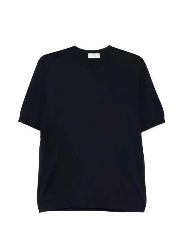 ROBERTO COLLINA Short-sleeve Crew-neck T-shirt - Blue