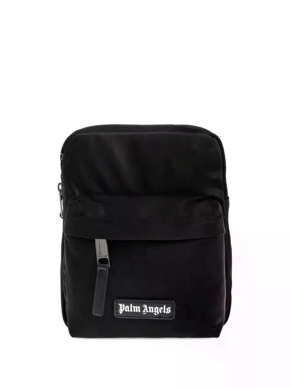 Palm Angels Logo Patch Messenger Bag - Black