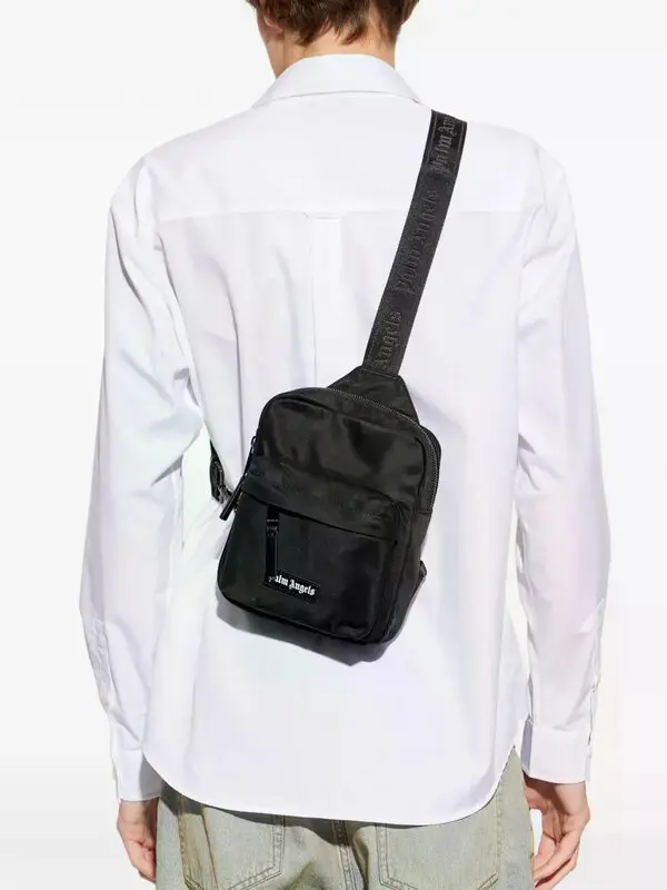 Palm Angels Logo Patch Messenger Bag