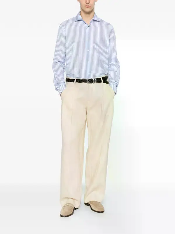MAZZARELLI Vertical-stripe Shirt