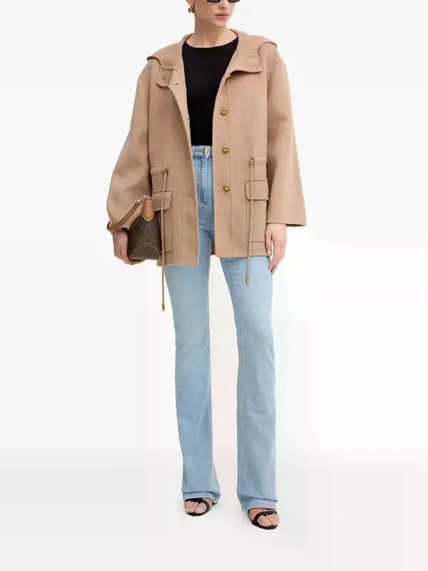 Luisa Spagnoli Vicinato Hooded Drawstring Coat
