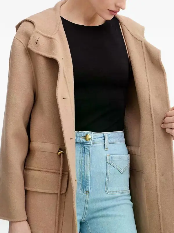 Luisa Spagnoli Vicinato Hooded Drawstring Coat