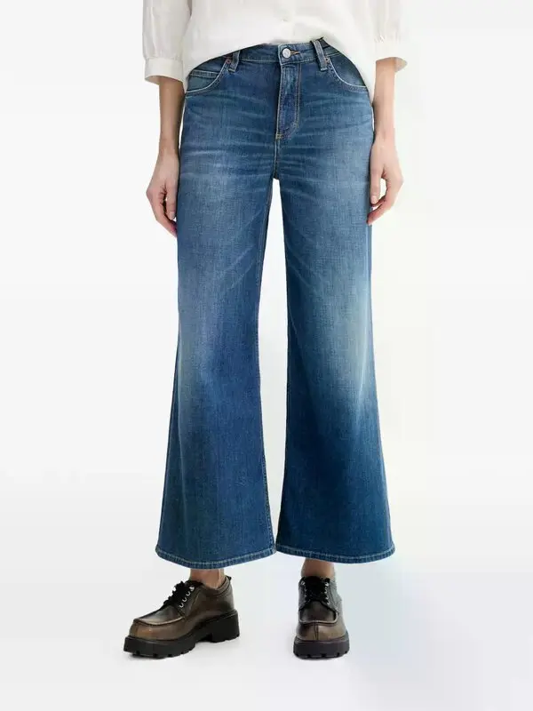 Marc O'polo Faded Wide-leg Jeans