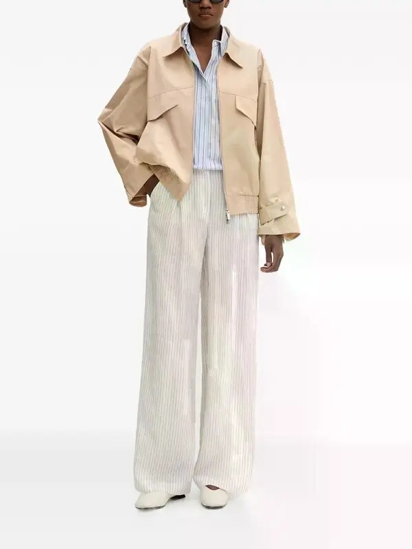 ISABELLE BLANCHE Open-back Elasticated-waist Jacket