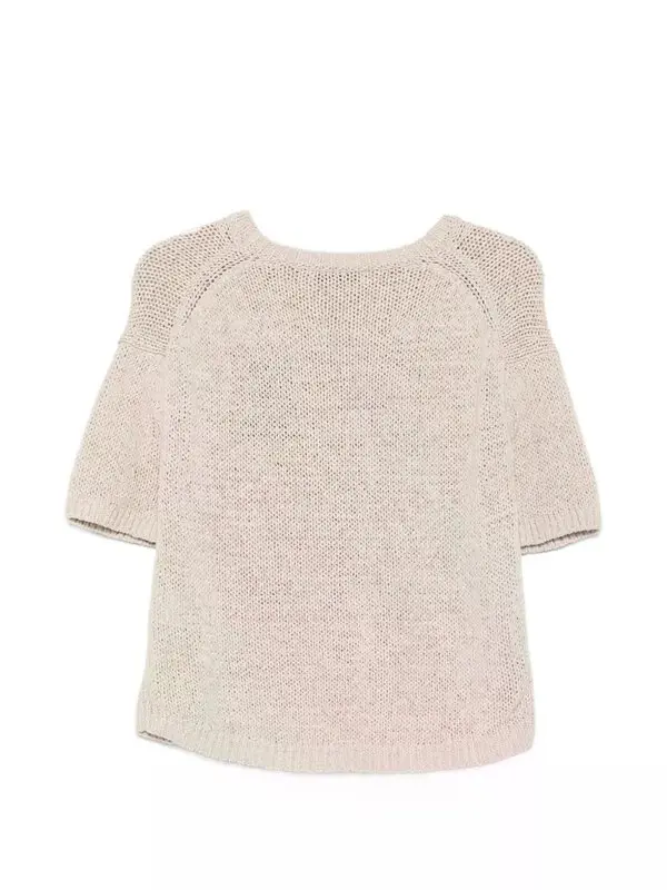 Marc O'polo Open-knit Short-sleeve Sweater