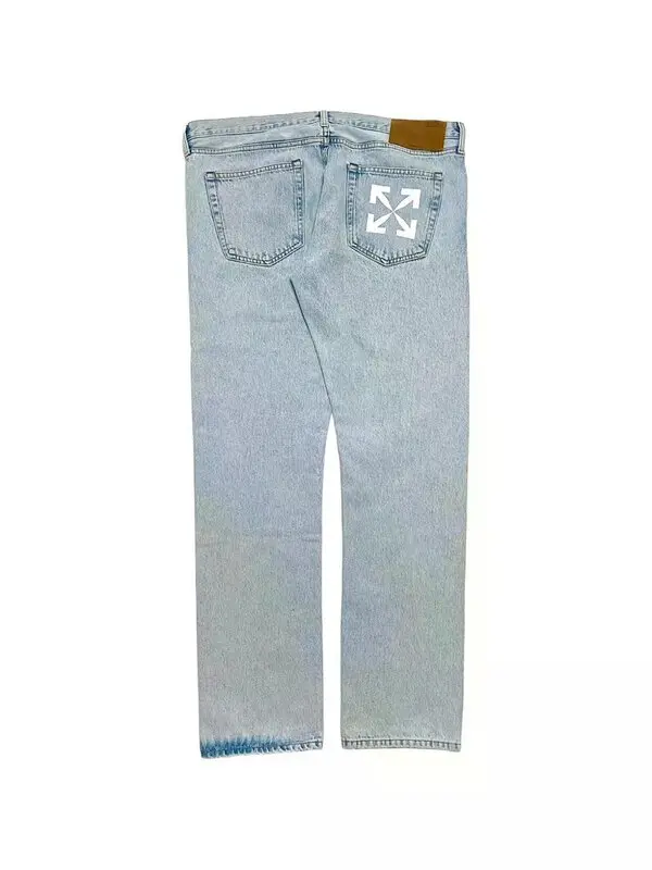 Off-White Arrow Pocket Slim-fit Jeans